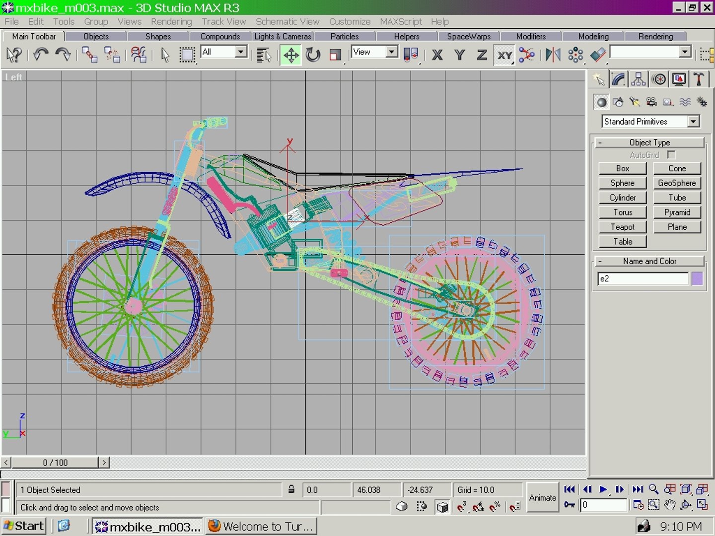 Mx Dirt Bike 3d Model