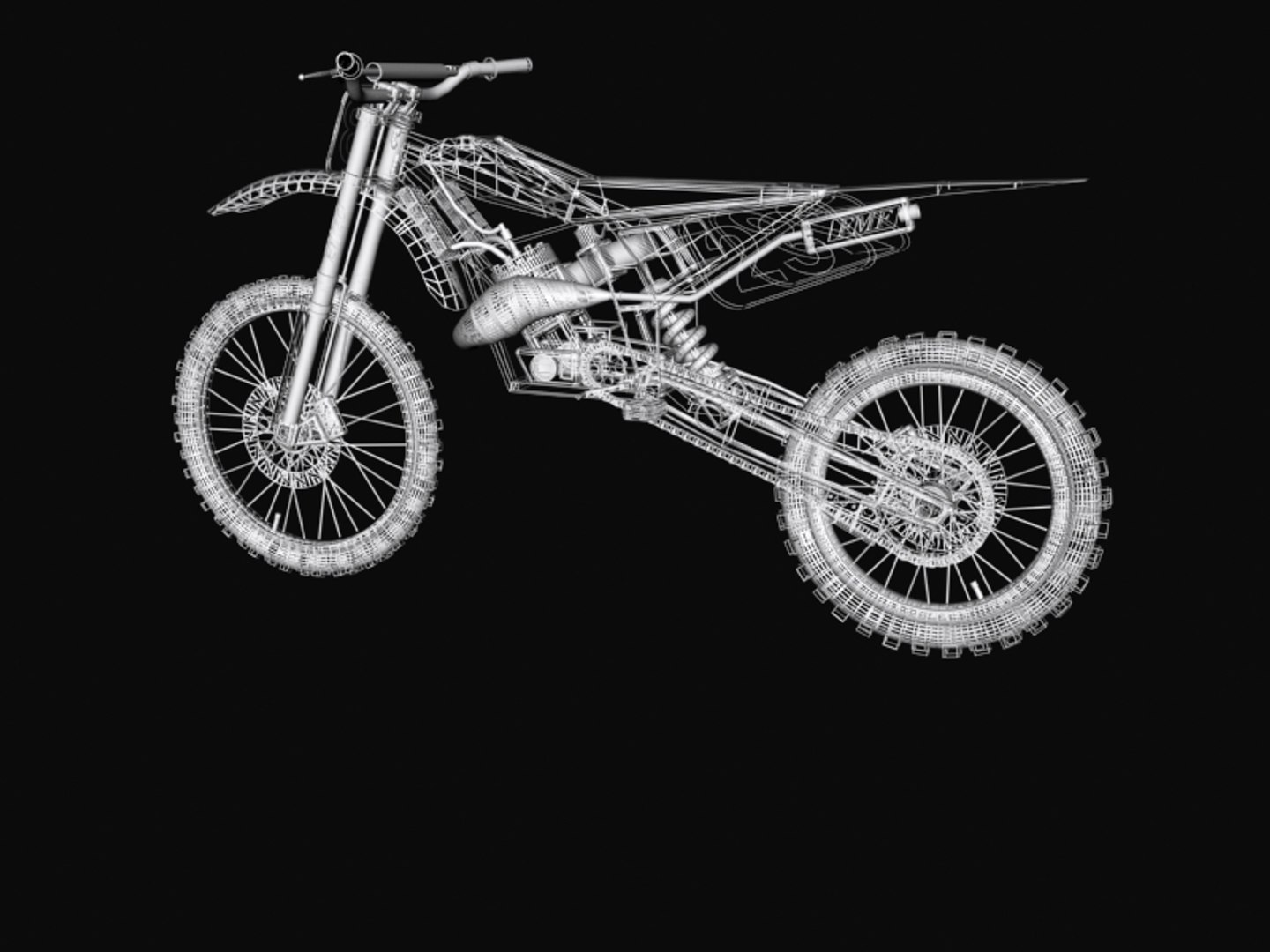 Mx Dirt Bike 3d Model