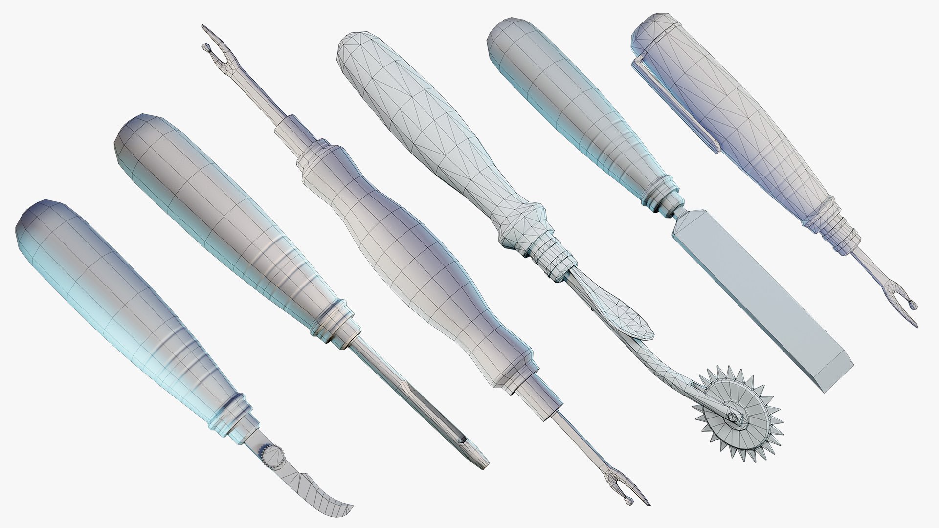 Tailor Toolset Collection 3D Model - TurboSquid 2369179