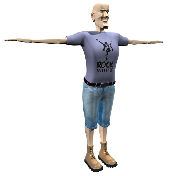Cartoon Man 3D Models for Download | TurboSquid