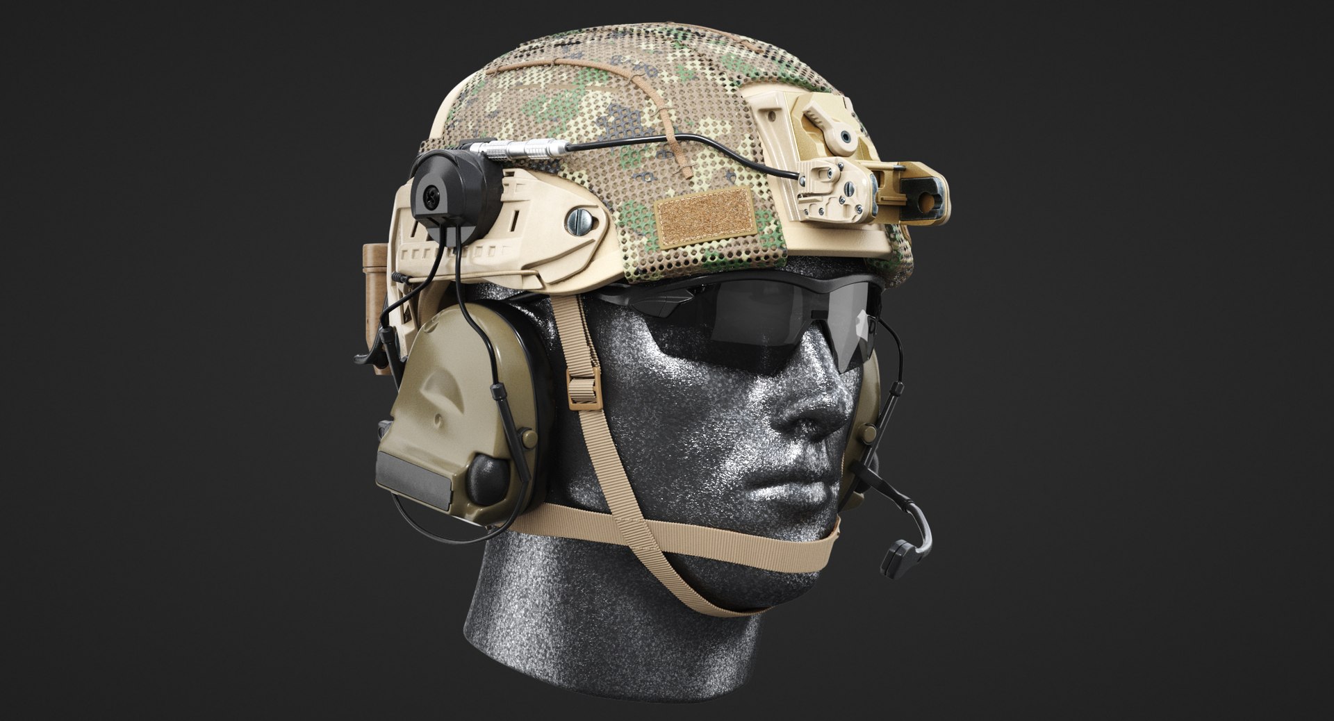 Combat Ballistic Helmet 2 Model - TurboSquid 1903094