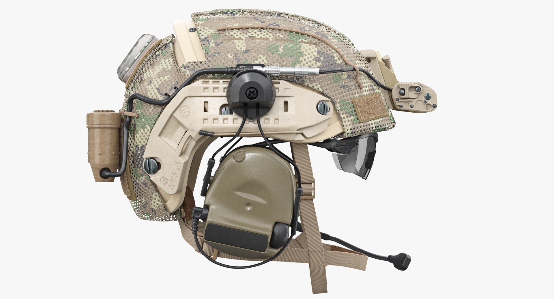 Combat Ballistic Helmet 2 model - TurboSquid 1903094