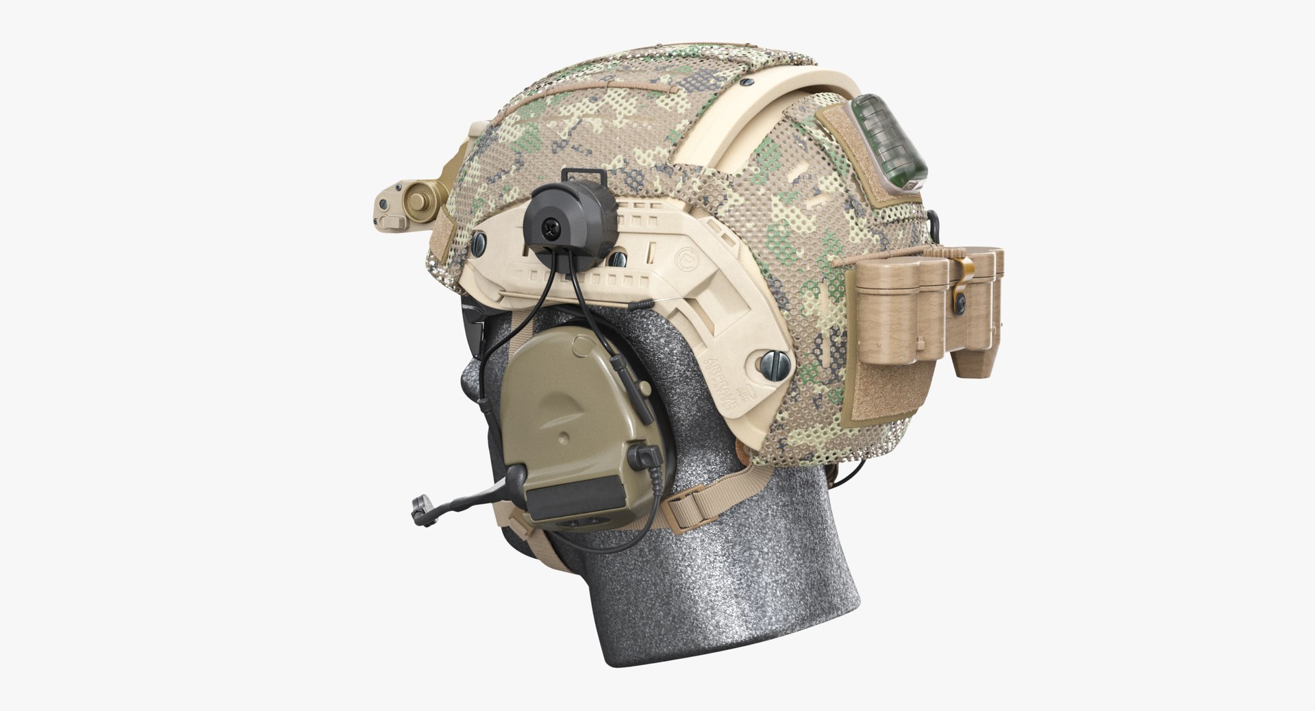 Combat Ballistic Helmet 2 Model - TurboSquid 1903094
