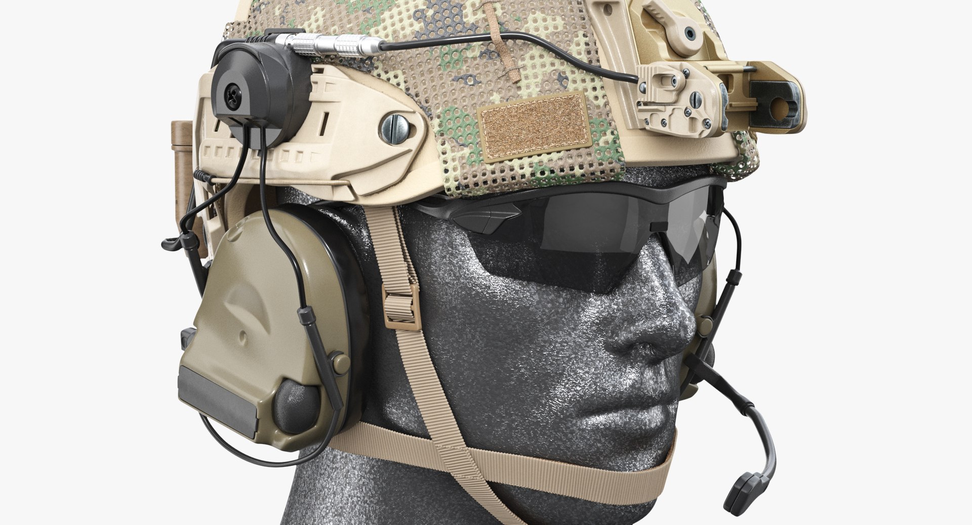 Combat Ballistic Helmet 2 model - TurboSquid 1903094