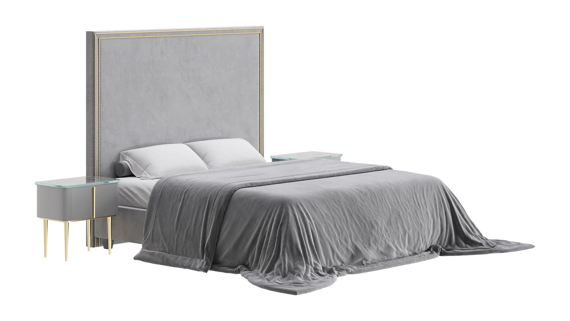 3D Hamilton Tall Bed Model - TurboSquid 2192702