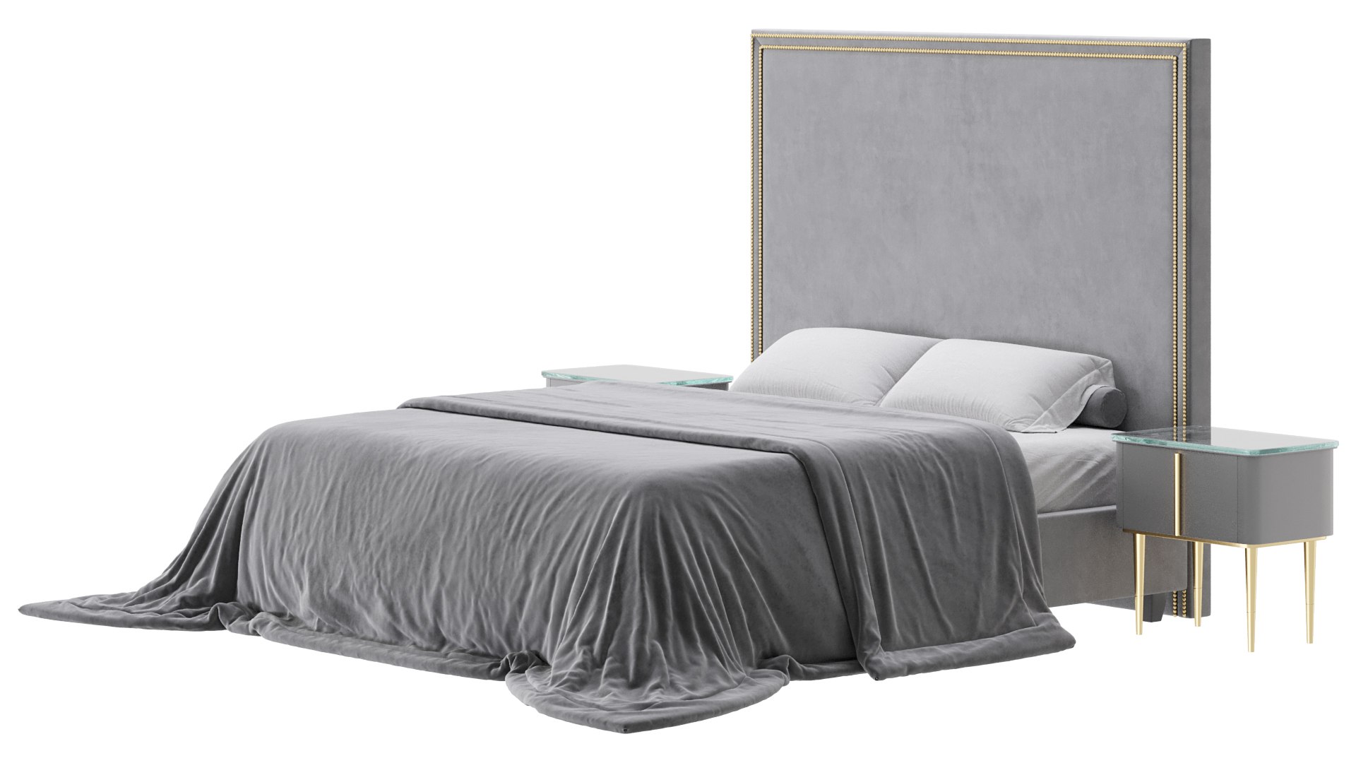3D Hamilton Tall Bed Model - TurboSquid 2192702
