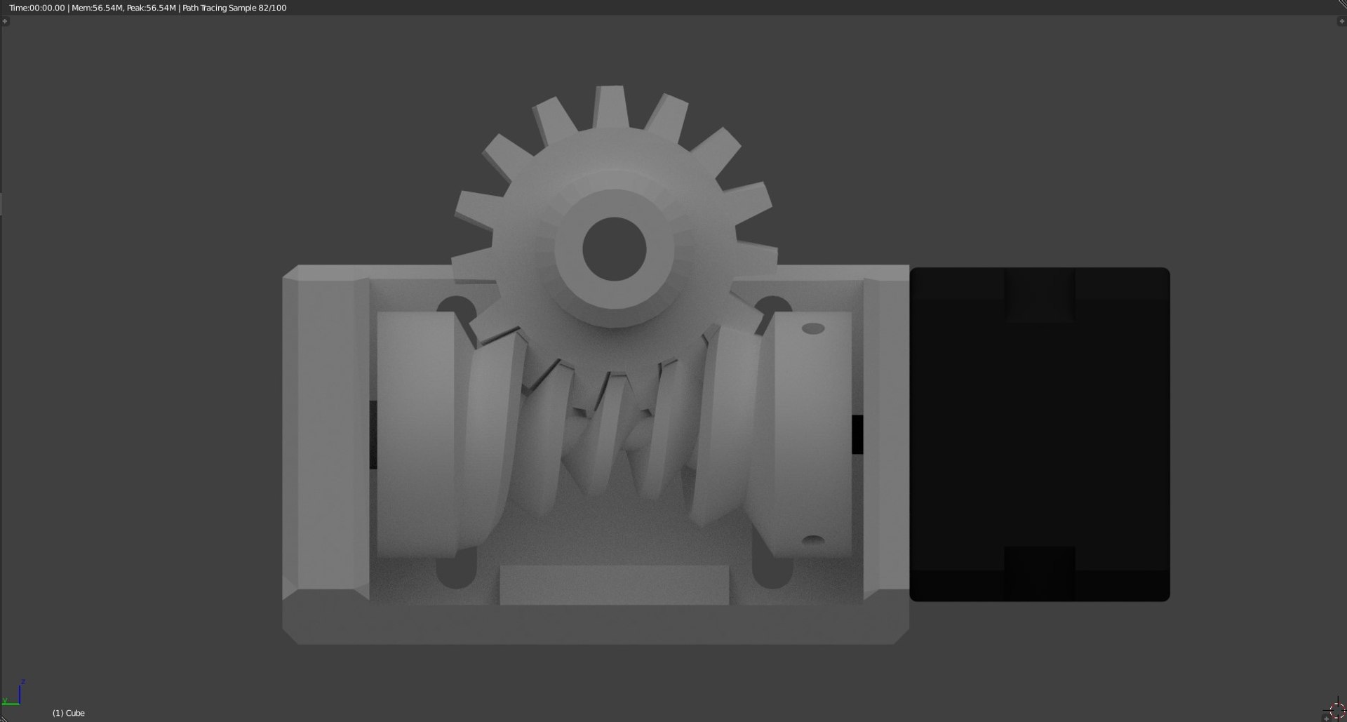 3D Model Globoid Worm Gear Drive - TurboSquid 1288408