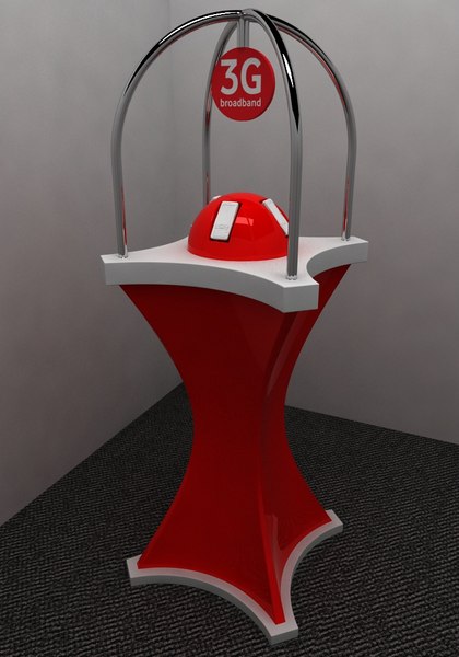 3d model mobile phone stand