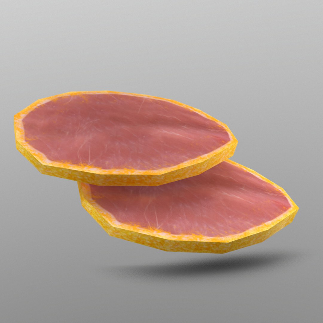 3D Canadian Bacon Model - TurboSquid 1289375