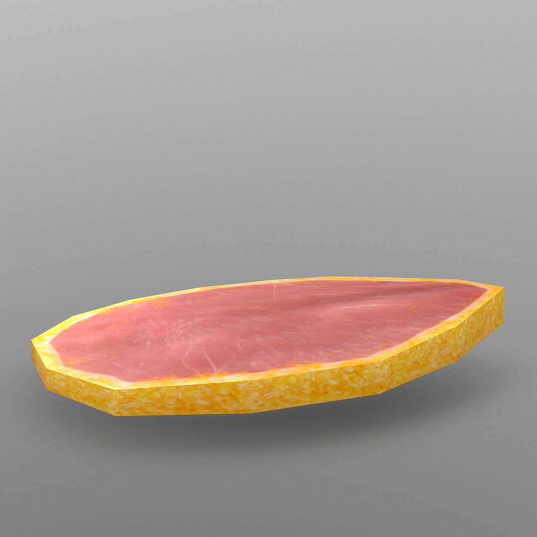 3D Canadian Bacon Model - TurboSquid 1289375