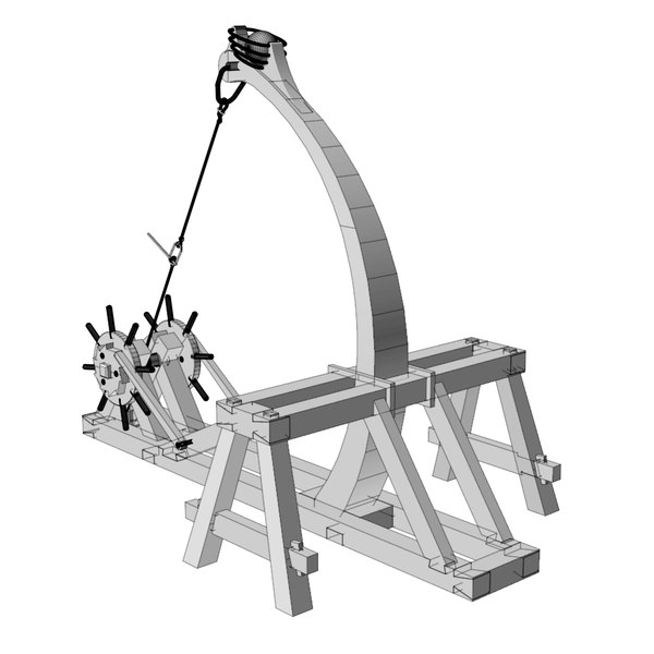 modèle 3D de Catapulte - TurboSquid 1346007