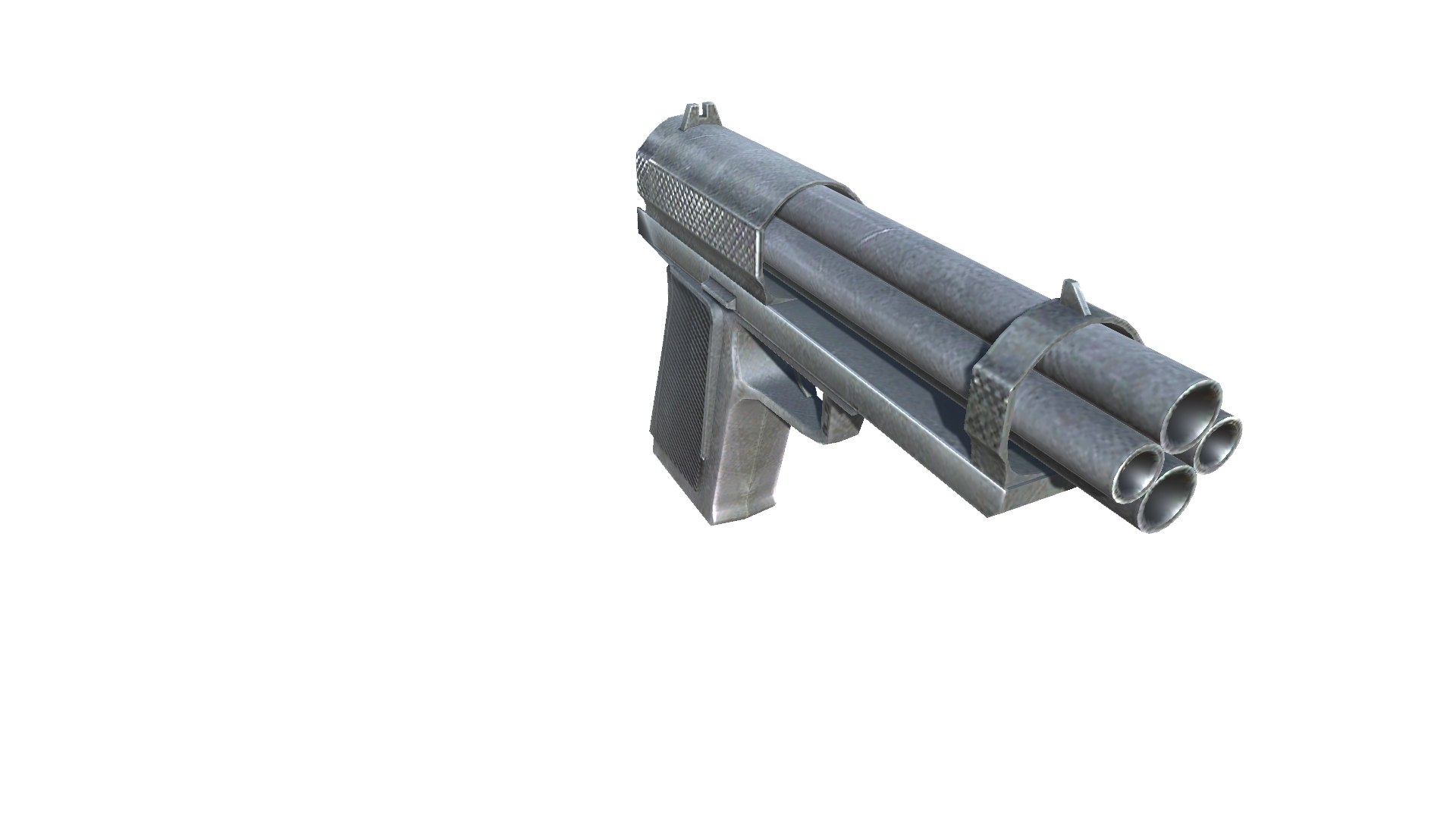3D 05-Metal Storm VLE Pistol Gun Model 3d Game Ready Model Low-poly 3D ...