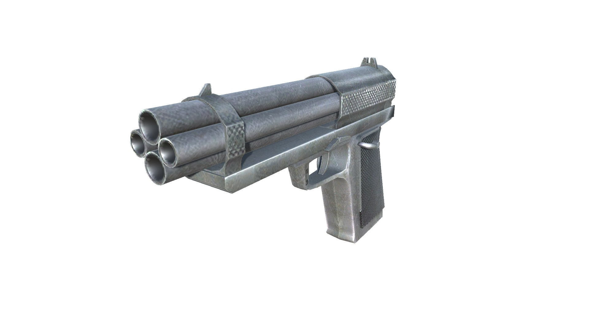3D 05-Metal Storm VLE Pistol Gun Model 3d Game Ready Model Low-poly 3D ...