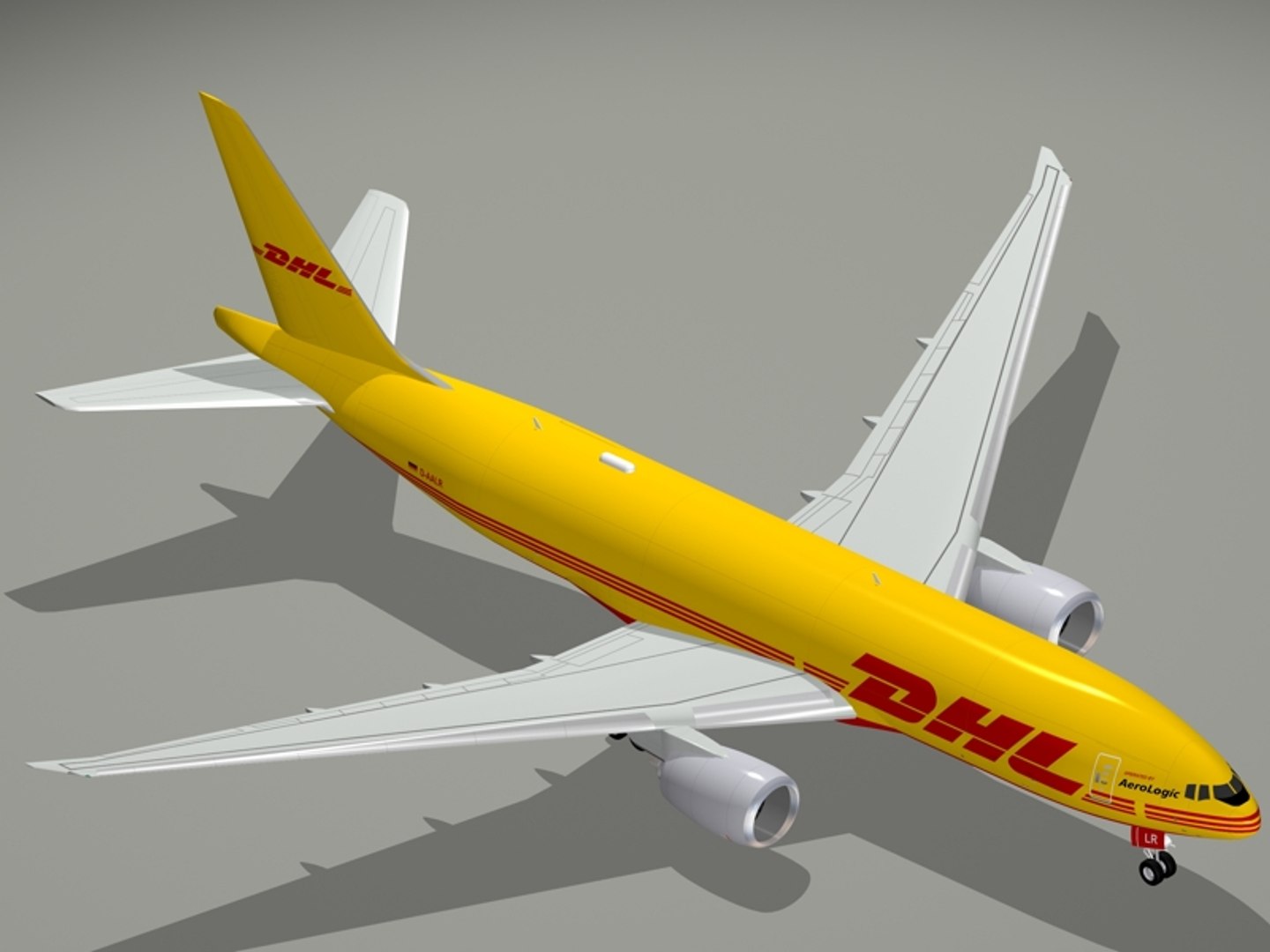 3D Boeing 777F DHL - TurboSquid 1514502