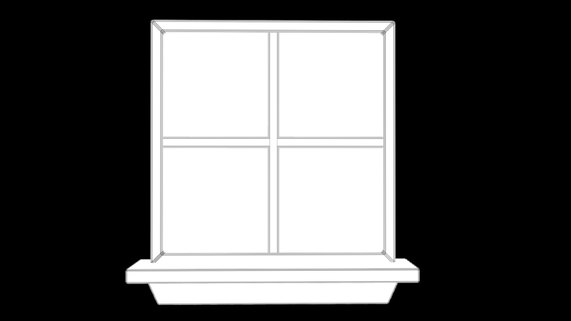Small Window 3D Model - TurboSquid 1518217