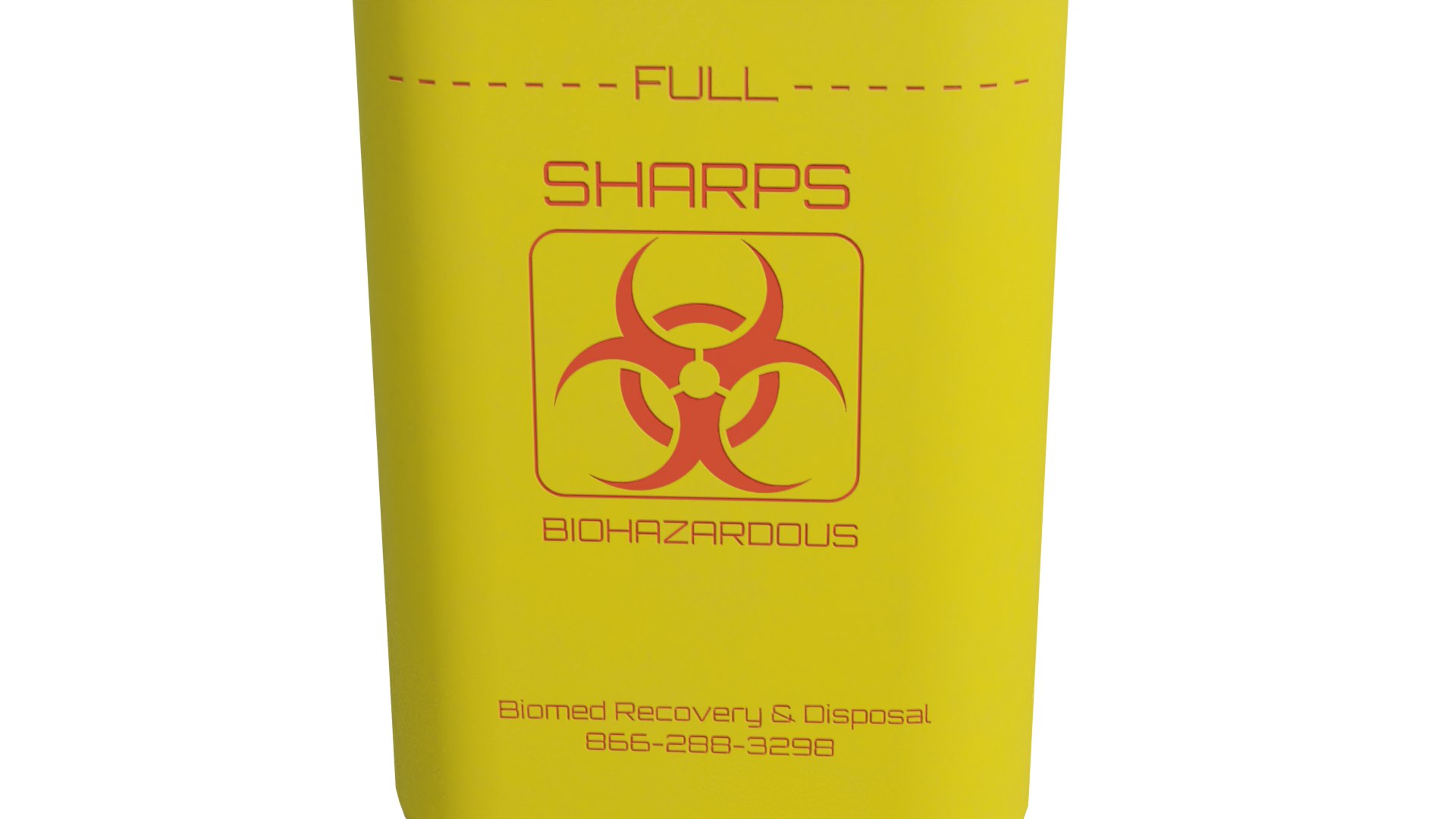 3D Model Sharps Container 1L - TurboSquid 2094728