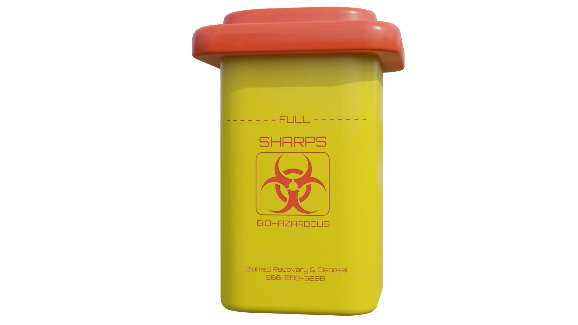 3D Model Sharps Container 1L - TurboSquid 2094728