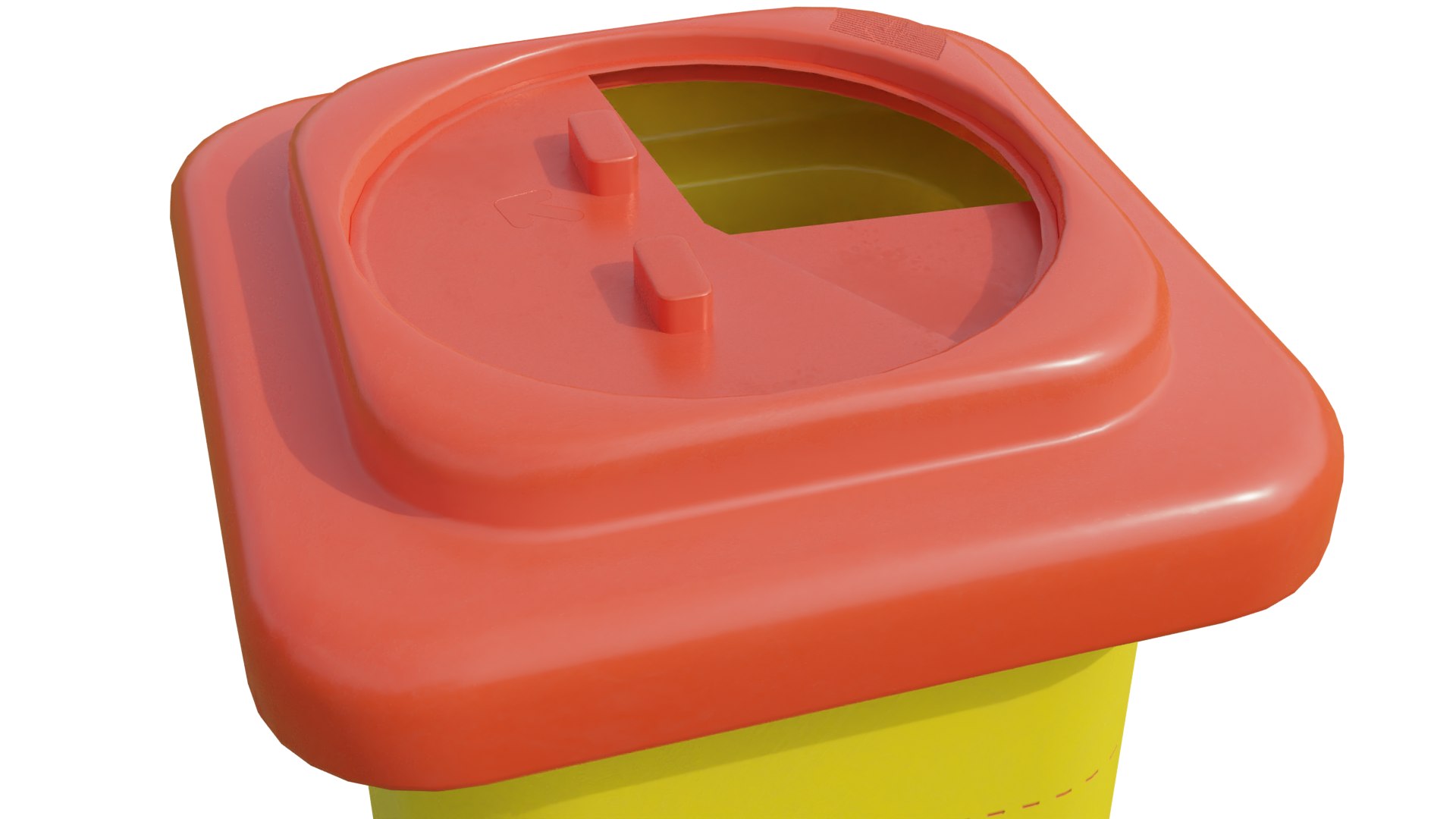 3D Model Sharps Container 1L - TurboSquid 2094728