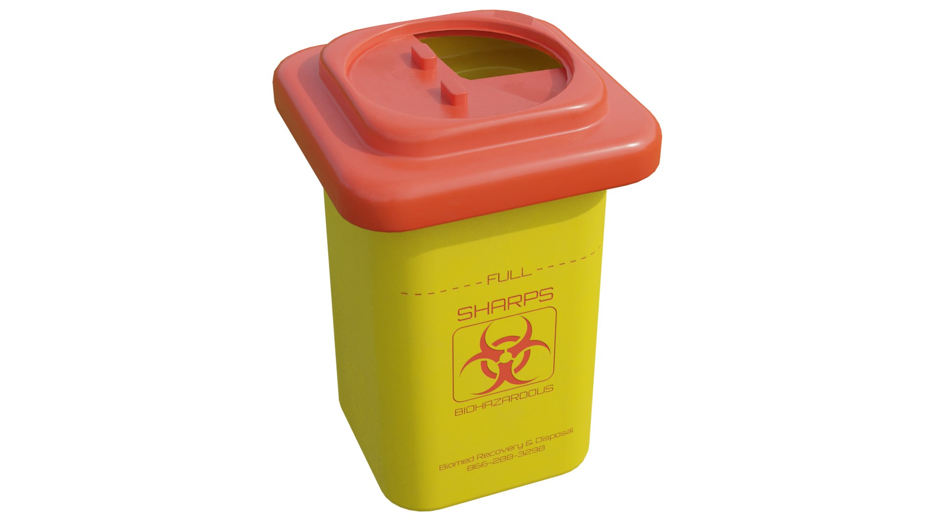 3D Model Sharps Container 1L - TurboSquid 2094728