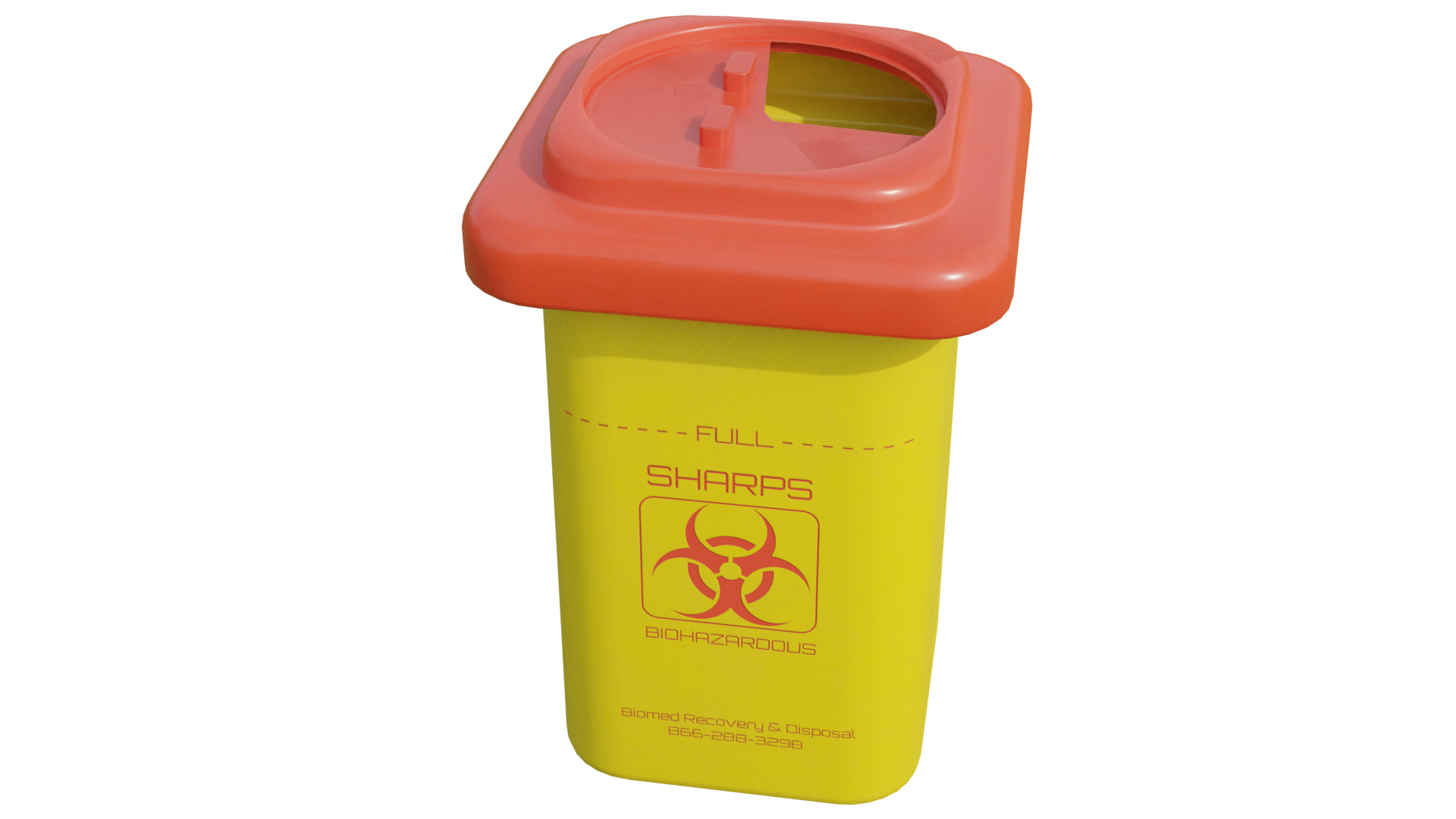 3D Model Sharps Container 1L - TurboSquid 2094728