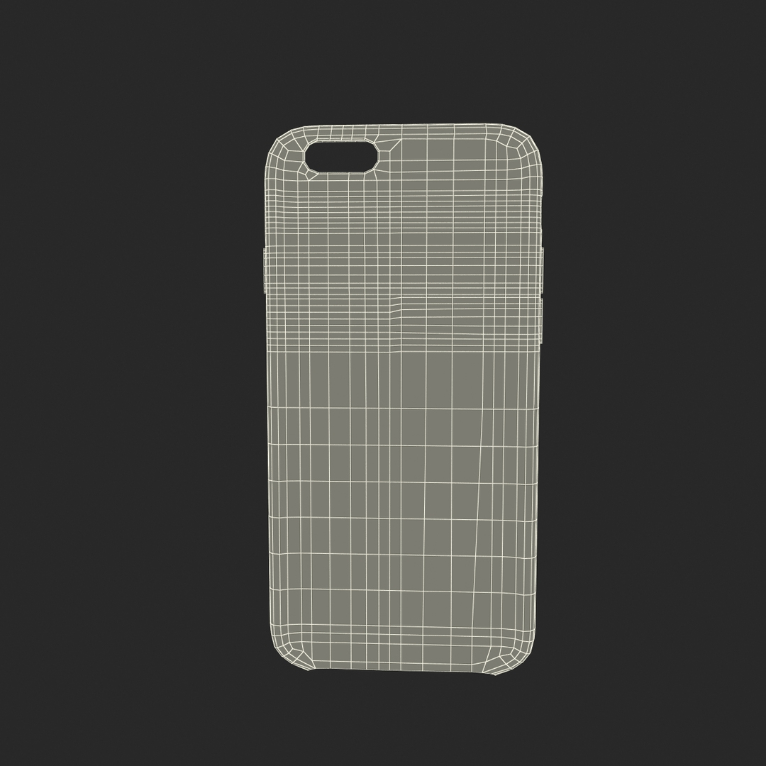 3d iphone 6 leather case model