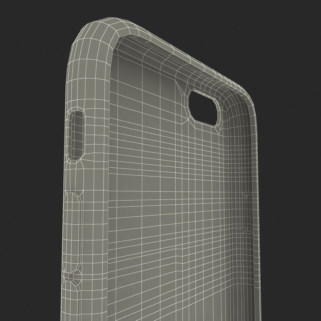 3d iphone 6 leather case model