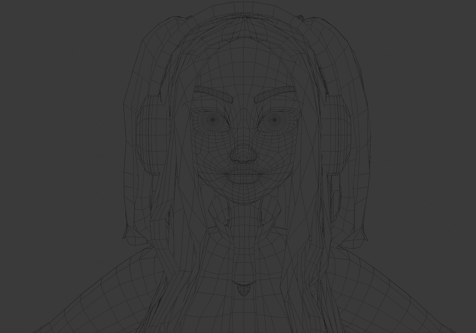 3D gaming cool girl - TurboSquid 1913623