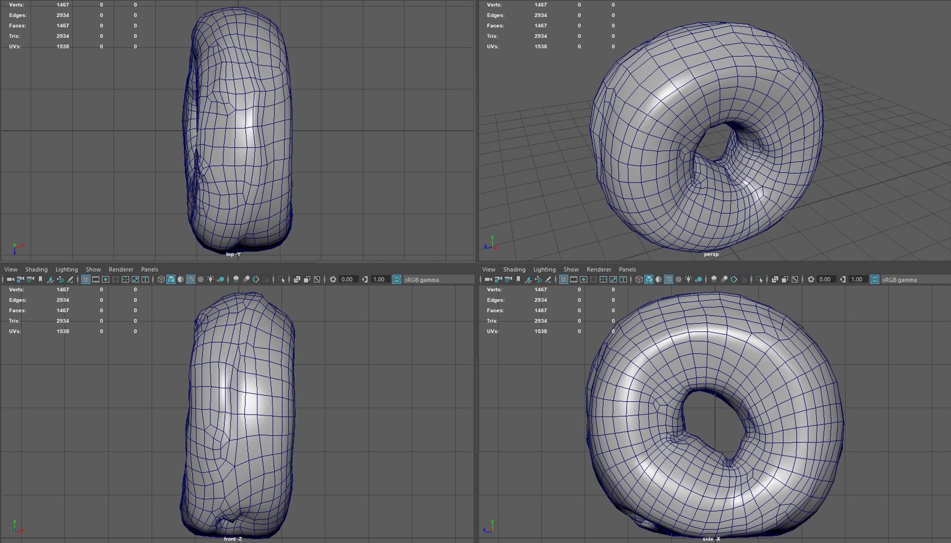 3D DONUT Model - TurboSquid 1816893