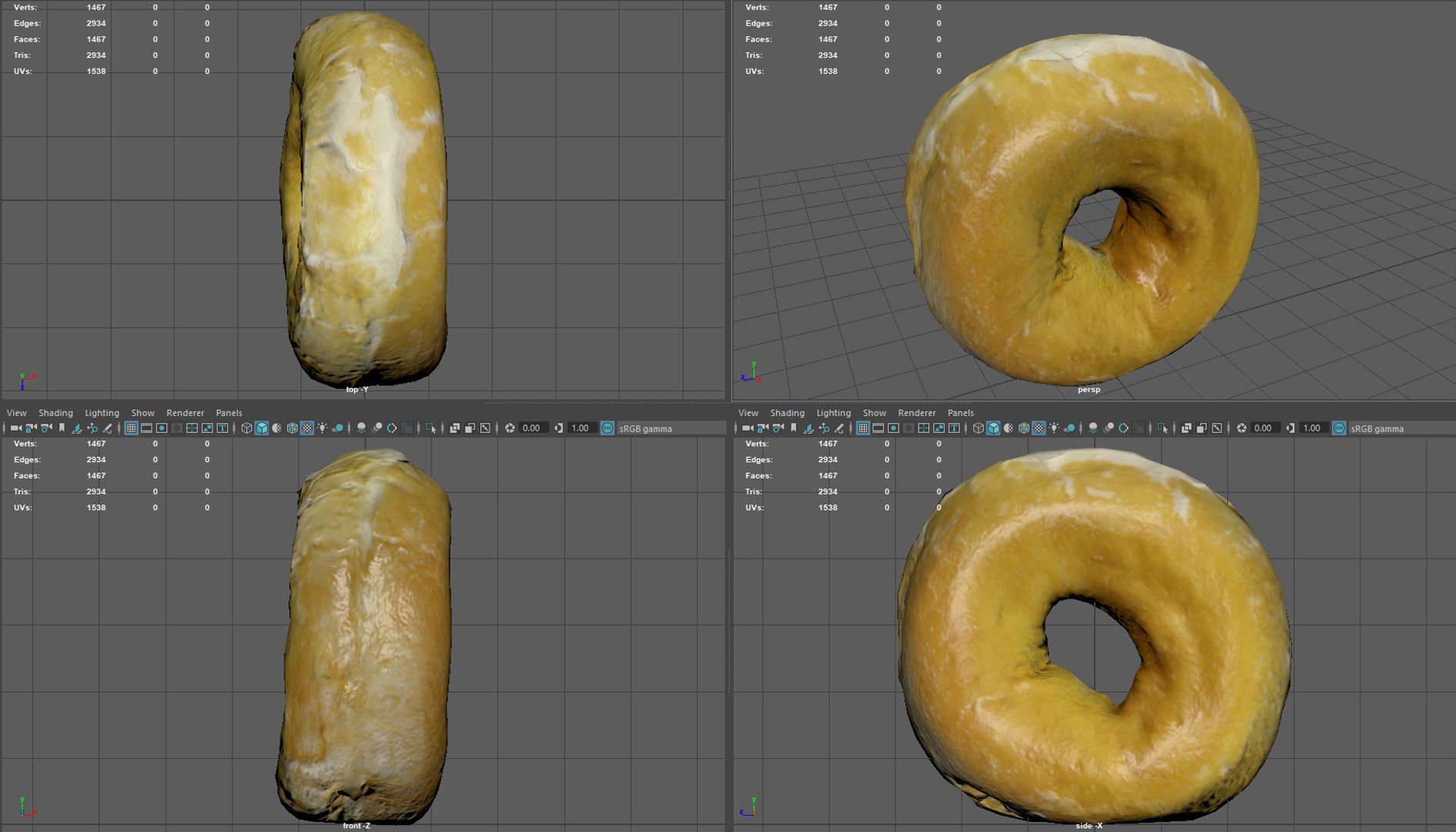 3D DONUT Model - TurboSquid 1816893