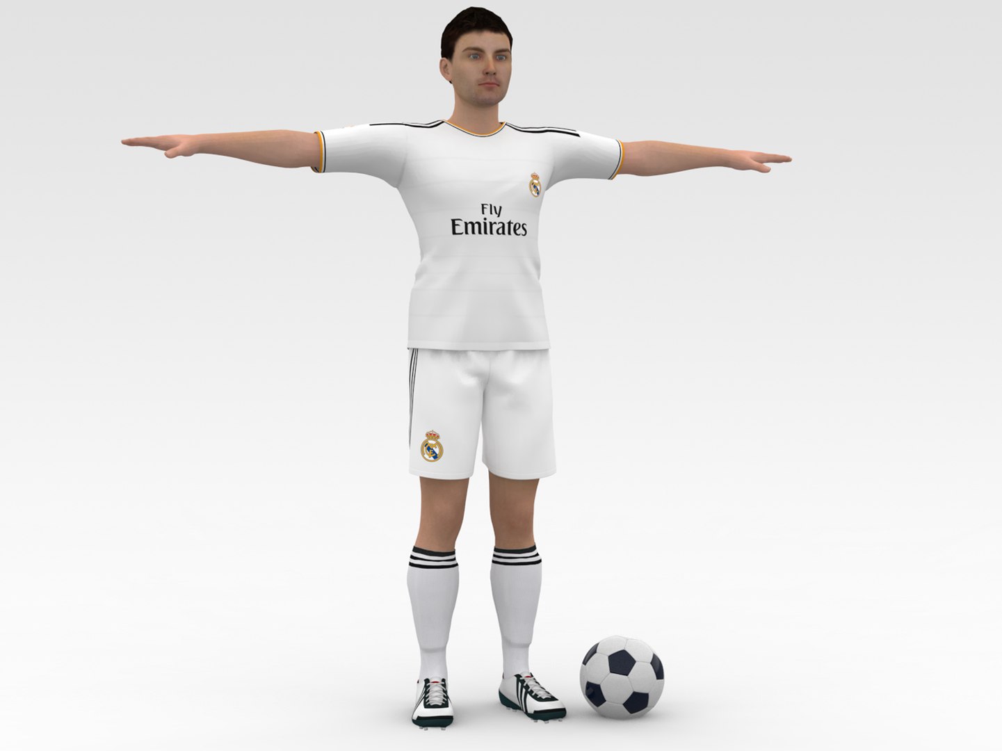 Soccer Player 3D Model - TurboSquid 2322861