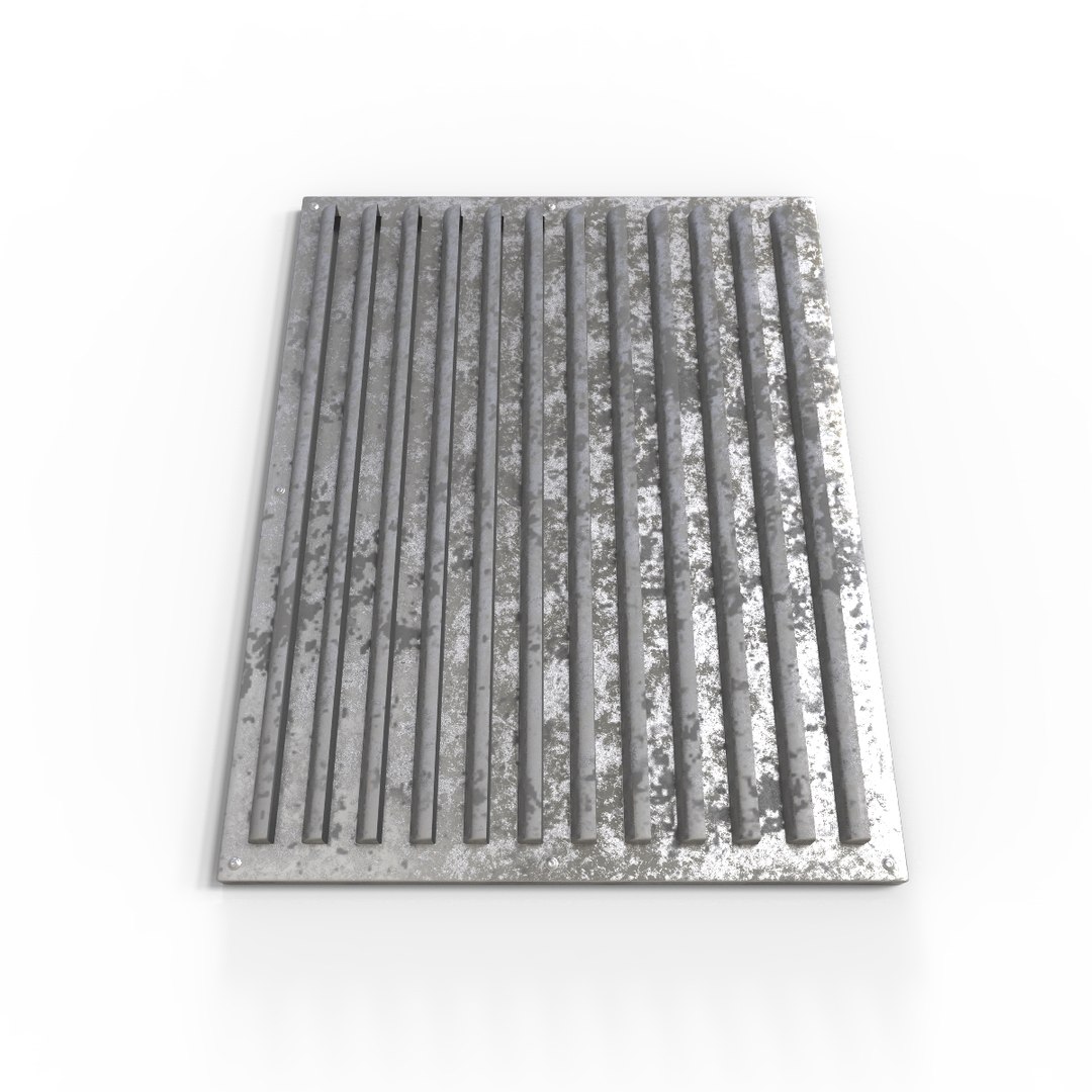 3d Model Grating Hardwares Mesh