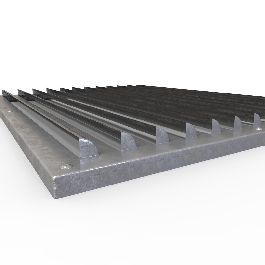 3d Model Grating Hardwares Mesh