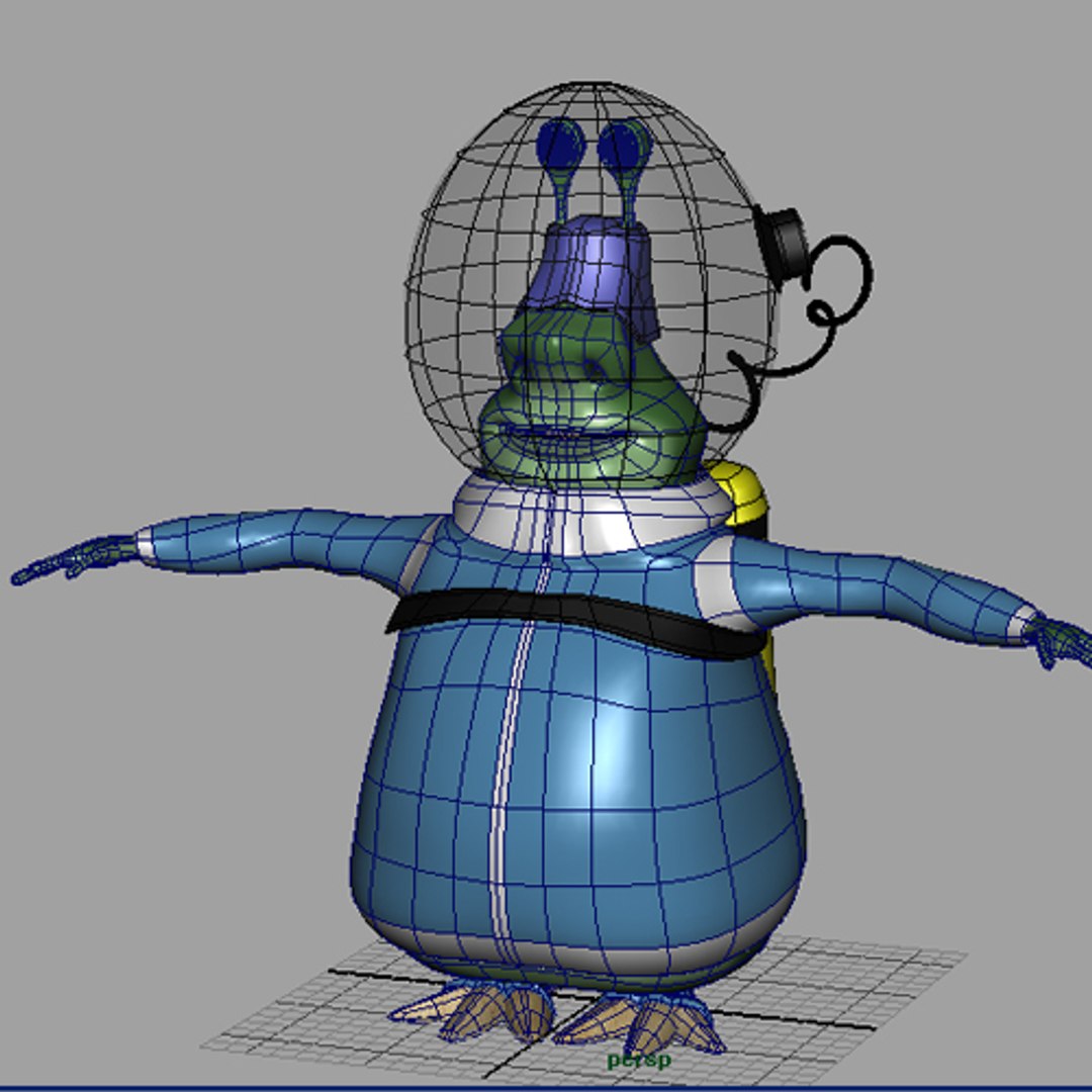 File Rigging Alien 3d Model