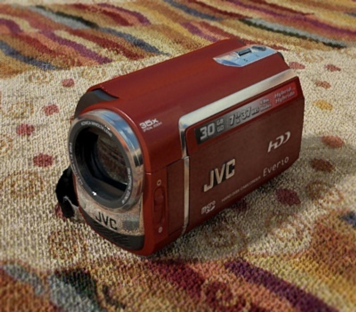 Jvc Camcorder Gz-mg330 3d Model