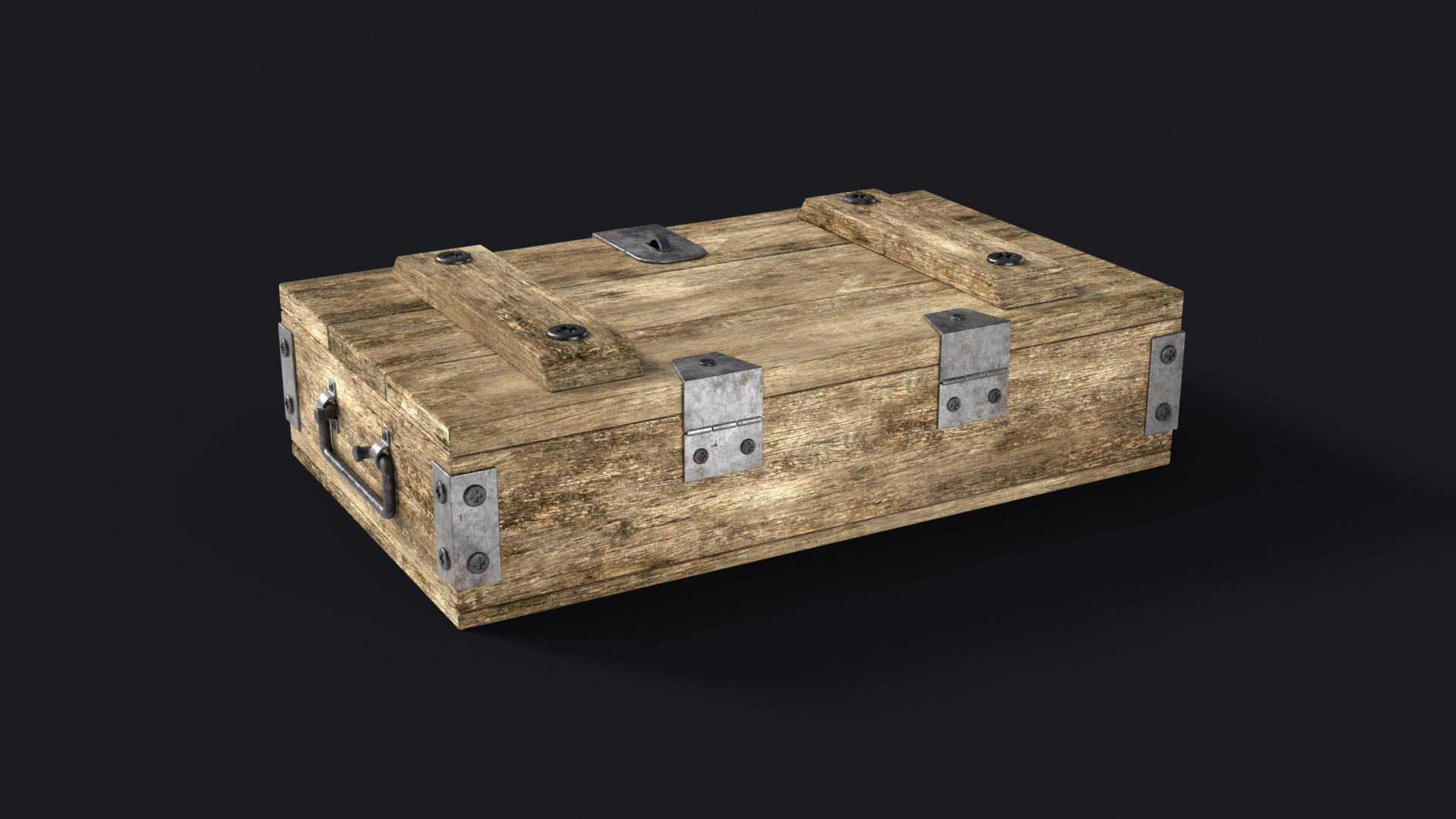 WOODEN ARMY CRATE Model - TurboSquid 1976293