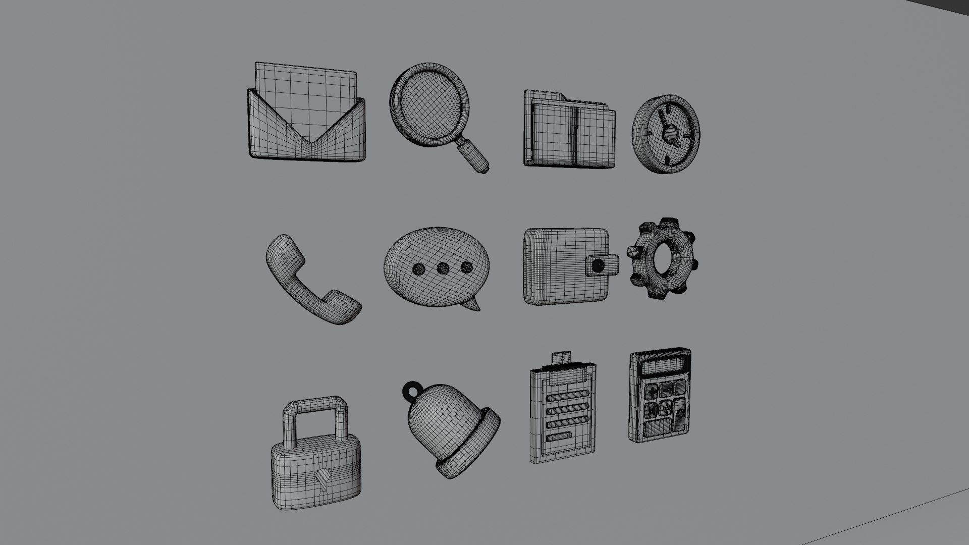 3D 3D Icon Set 01 - TurboSquid 1873431