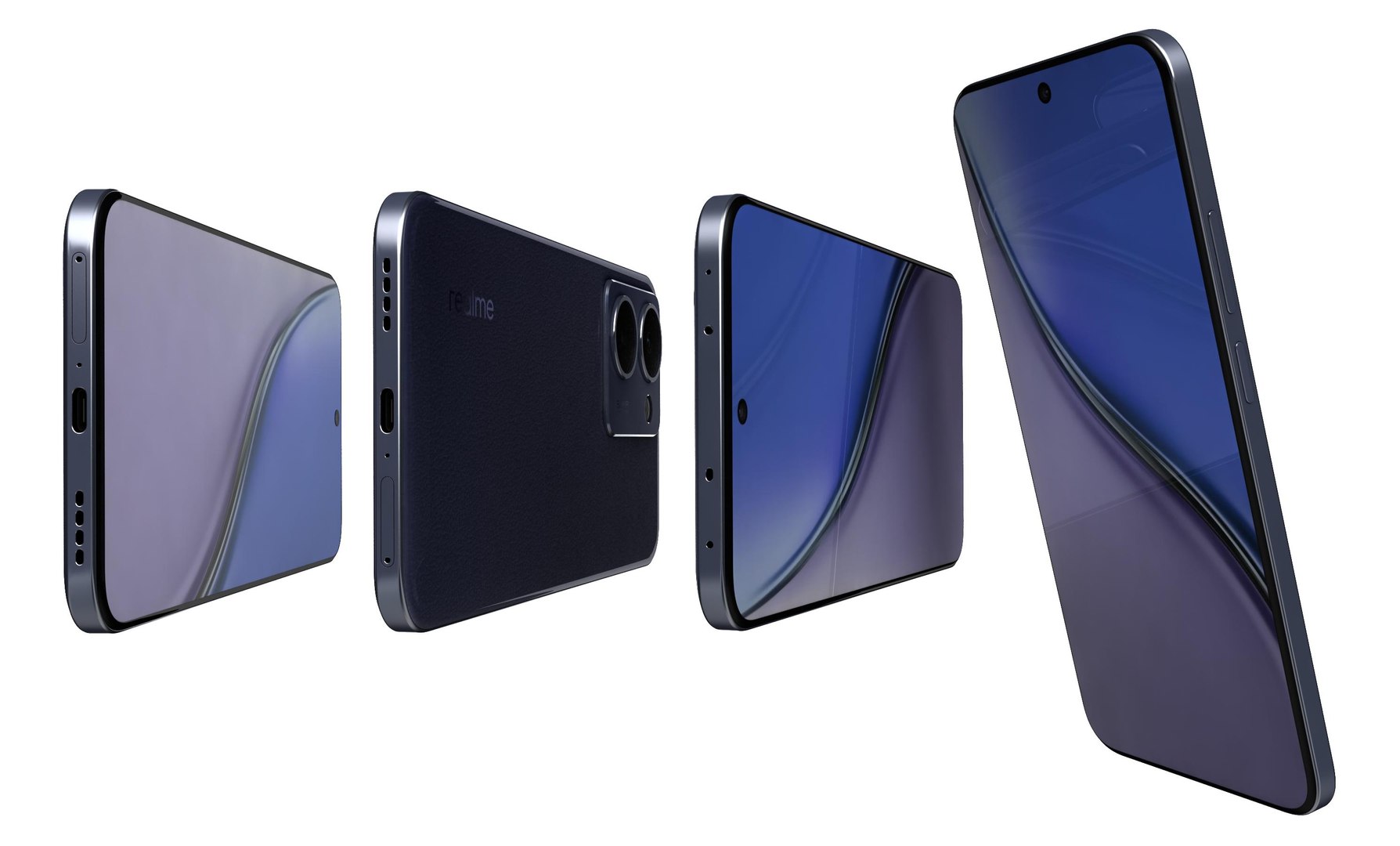 Realme P3 Ultra 5G Neptune Blue 3D - TurboSquid 2382275
