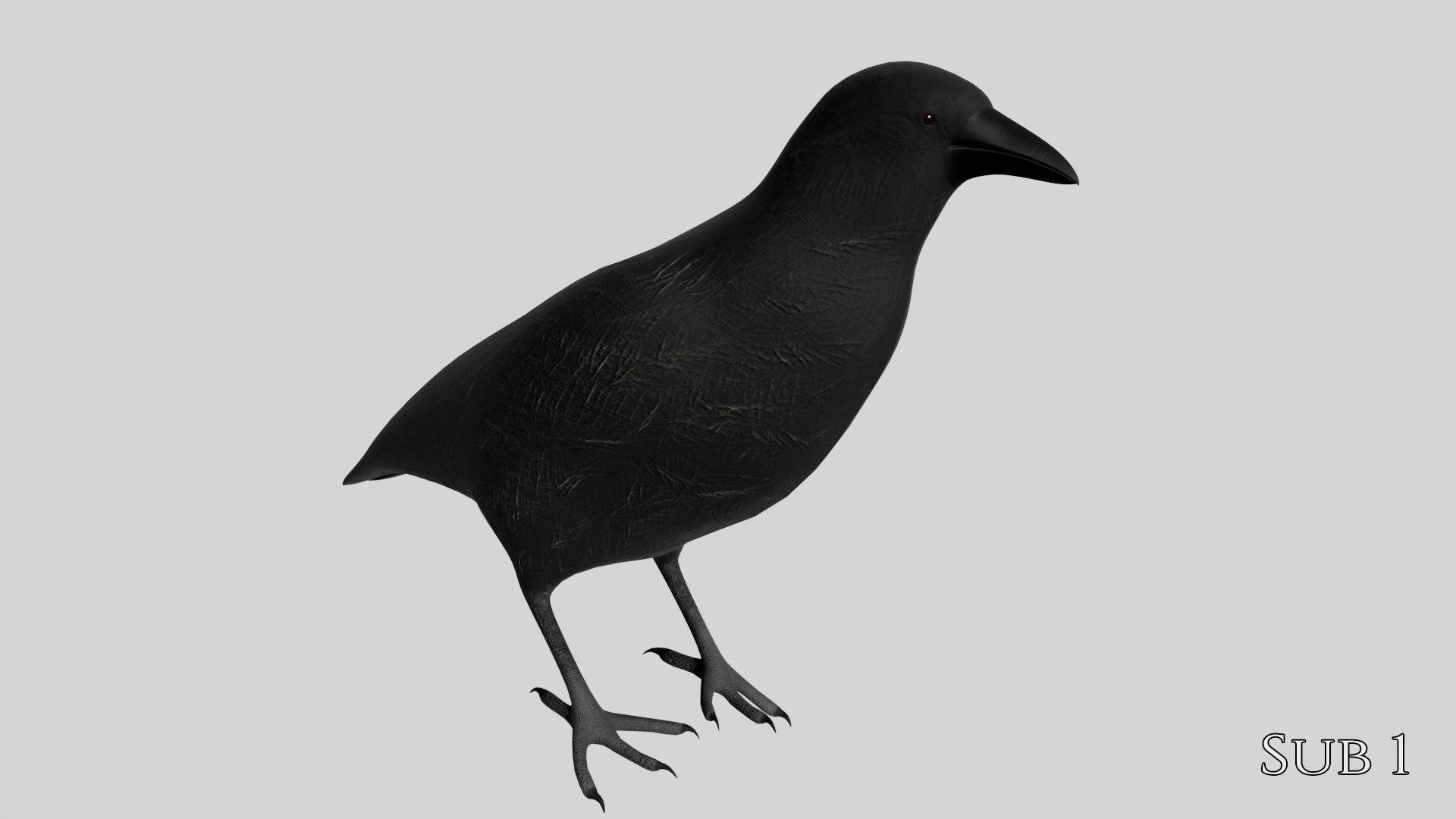 3D Raven - TurboSquid 2087185