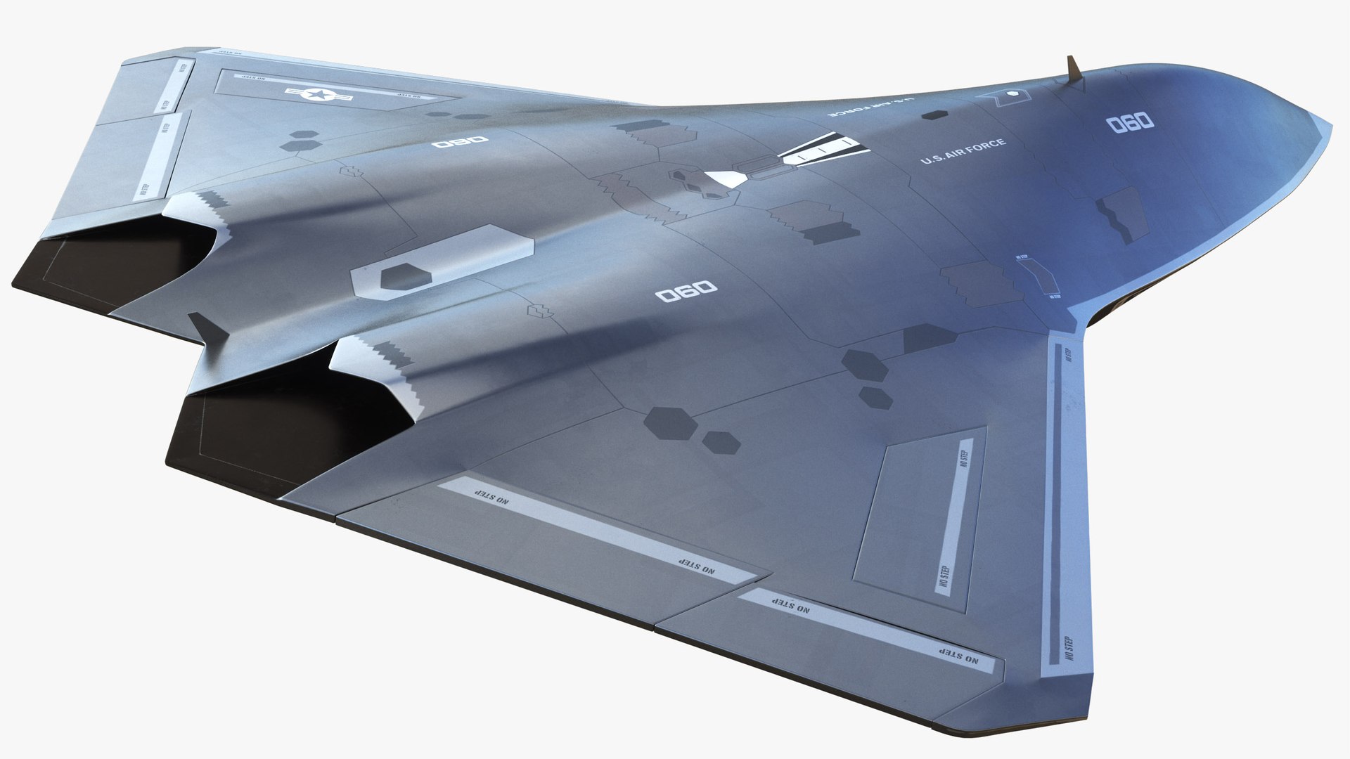 Future Fighter Jet Drone Model - TurboSquid 2217713