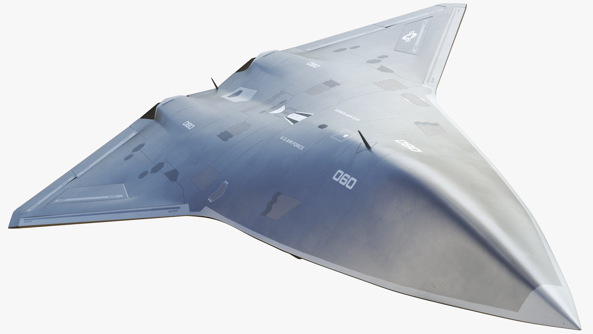 Future Fighter Jet Drone Model - TurboSquid 2217713