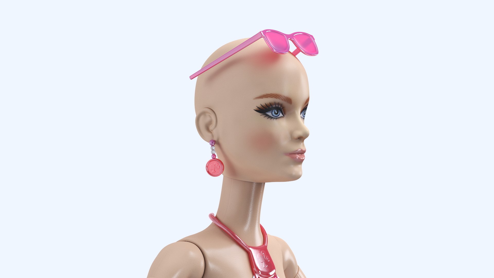 Barbie Doll Swimsuit T-pose 3D model - TurboSquid 1984146