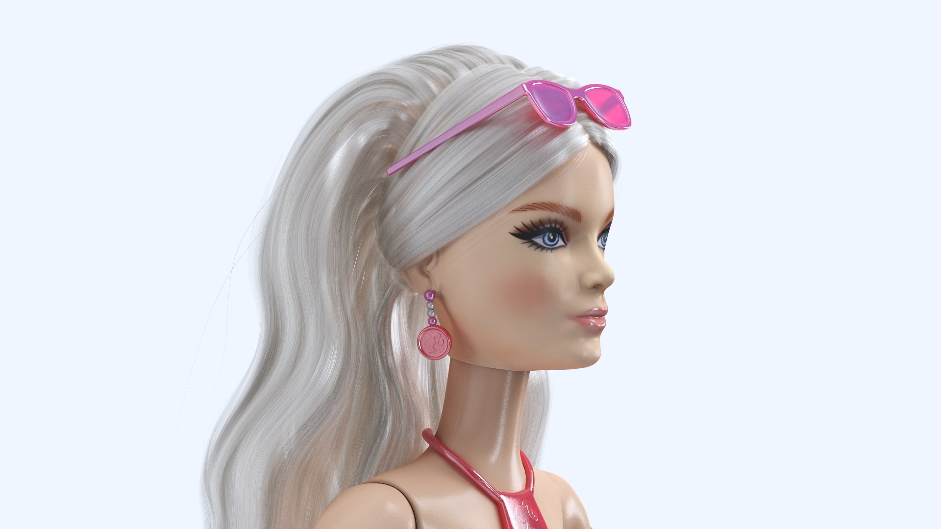 Barbie Doll Swimsuit T-pose 3D model - TurboSquid 1984146