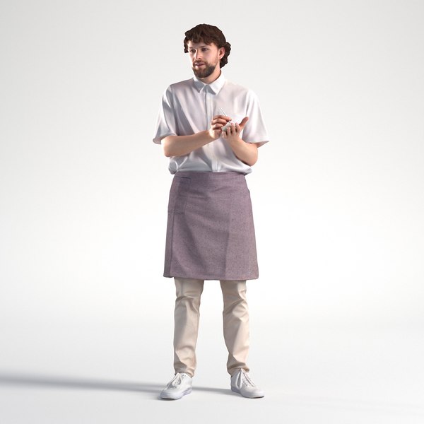 3D Waiter Models | TurboSquid