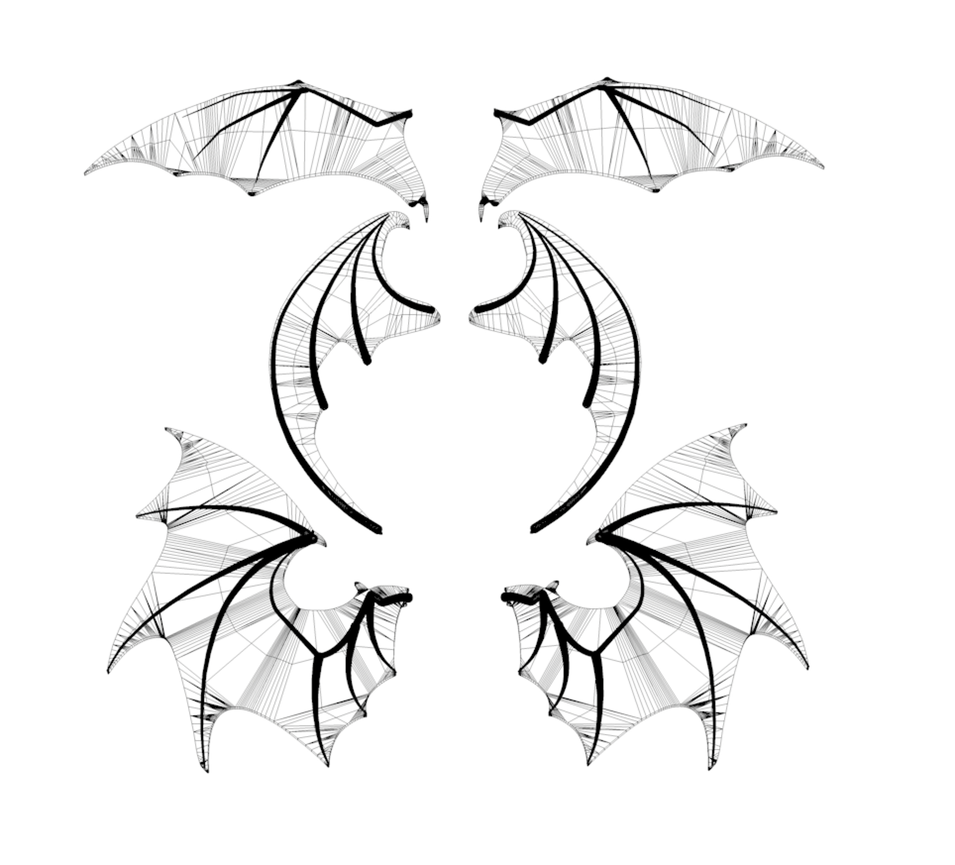 Bat wings 3D model - TurboSquid 1329261