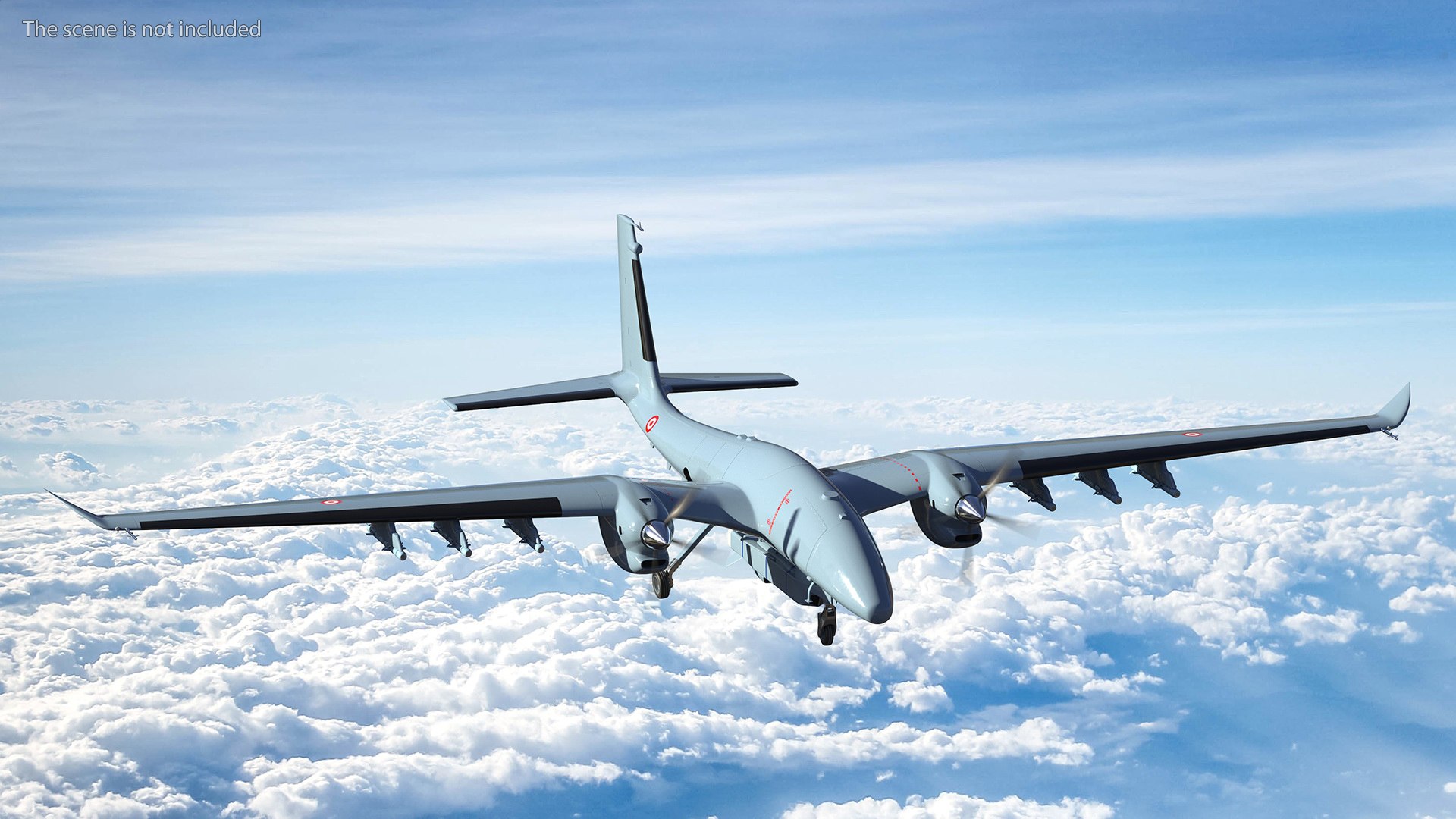 3D Model Tactical Aerial Combat Drone Rigged - TurboSquid 2137116