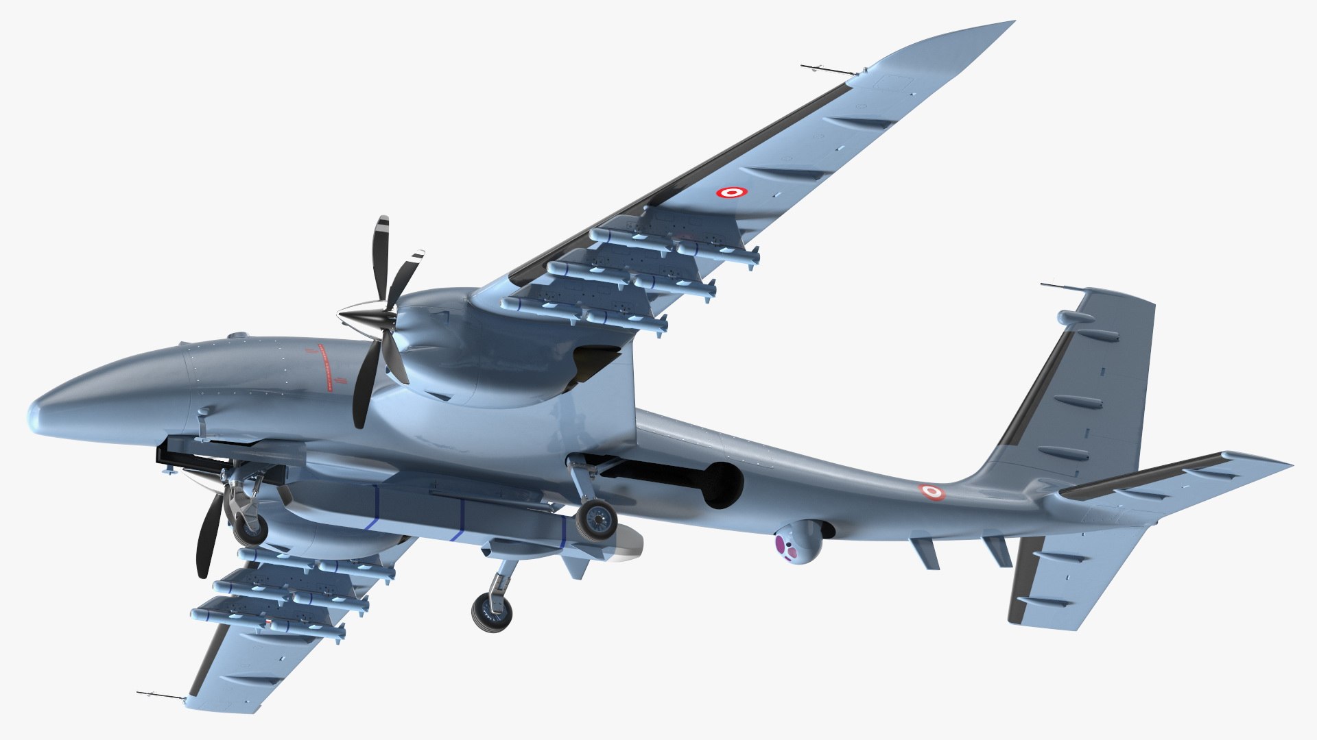 3D Model Tactical Aerial Combat Drone Rigged - TurboSquid 2137116