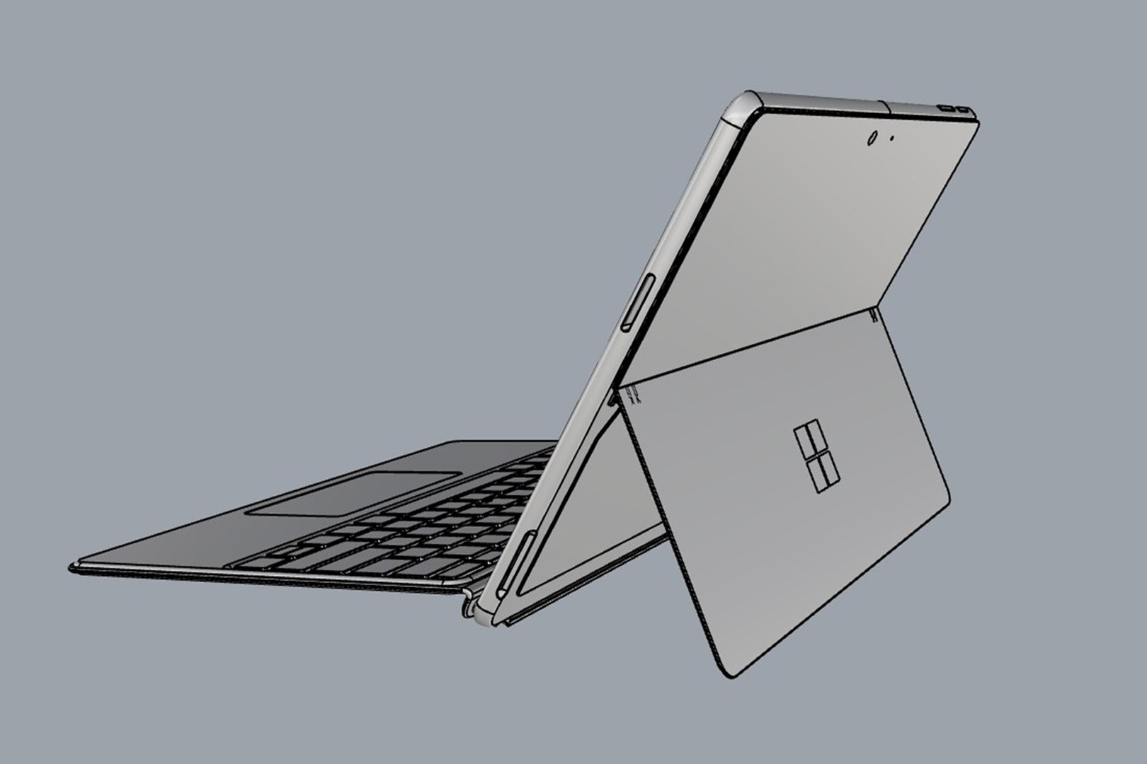Surface Pro9 with Signature Keyboard model - TurboSquid 2142032