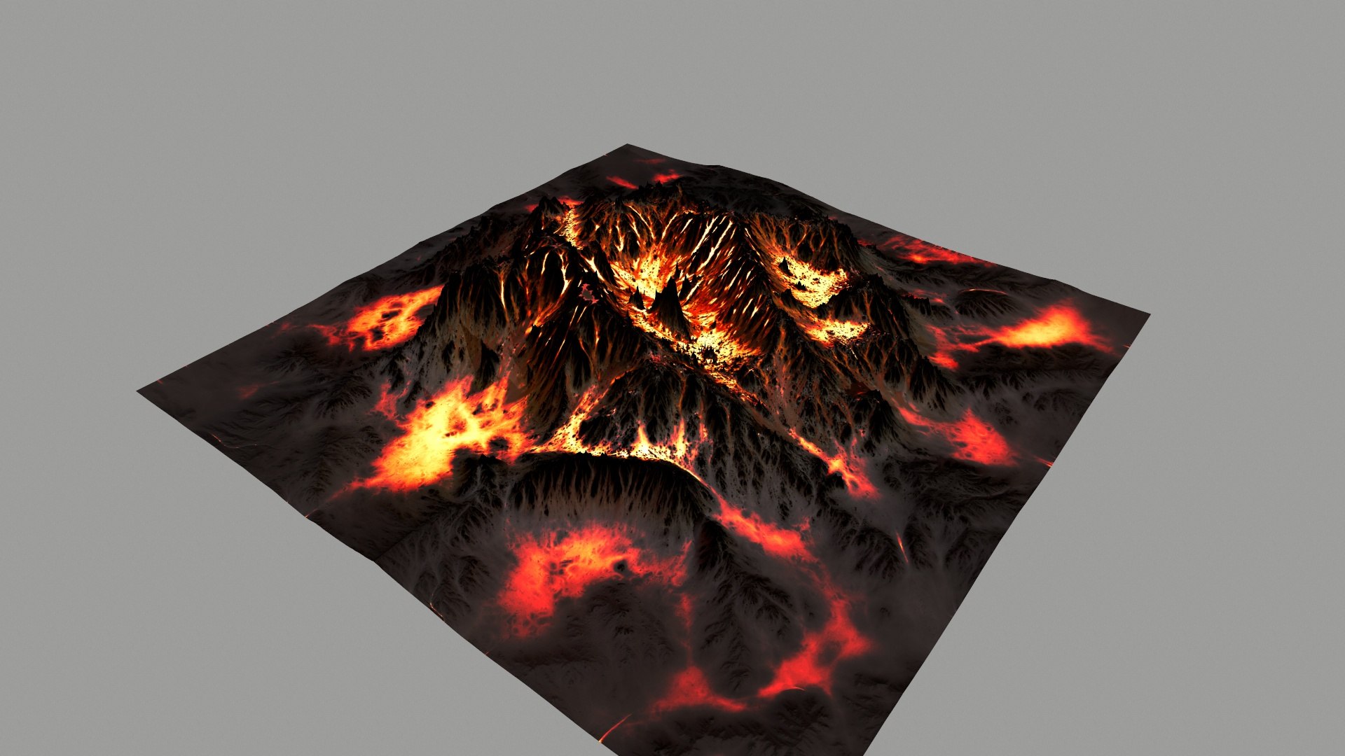 Volcano Model - TurboSquid 1638232
