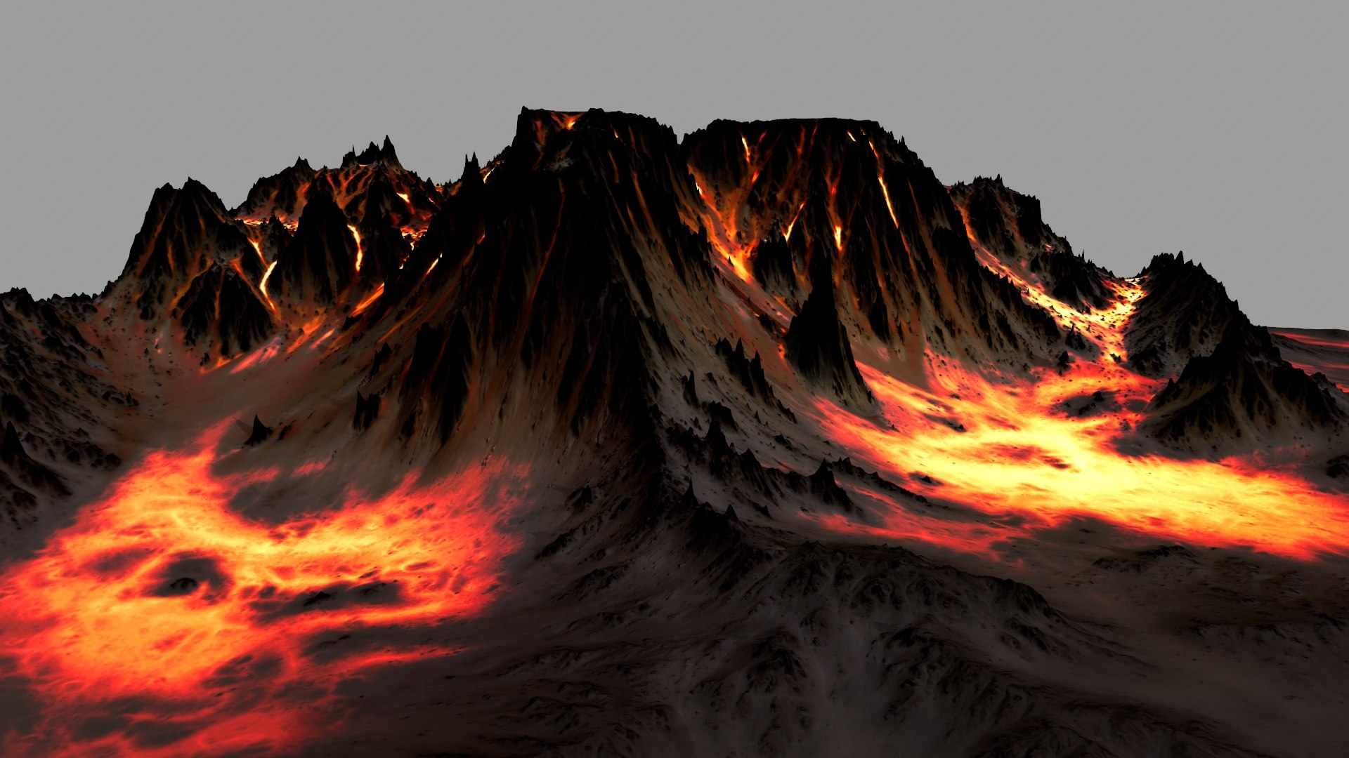 Volcano Model - TurboSquid 1638232