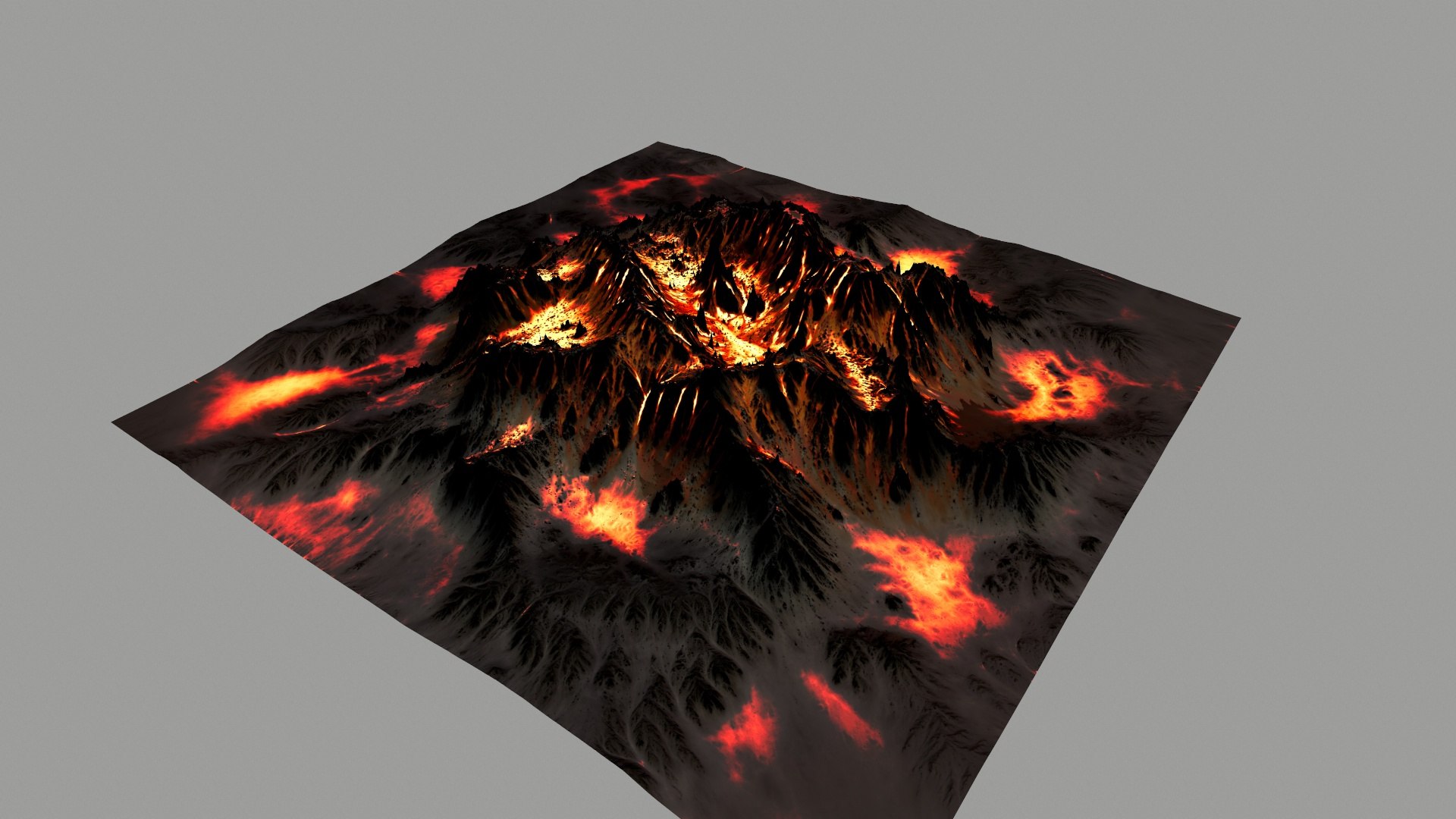 Volcano Model - TurboSquid 1638232